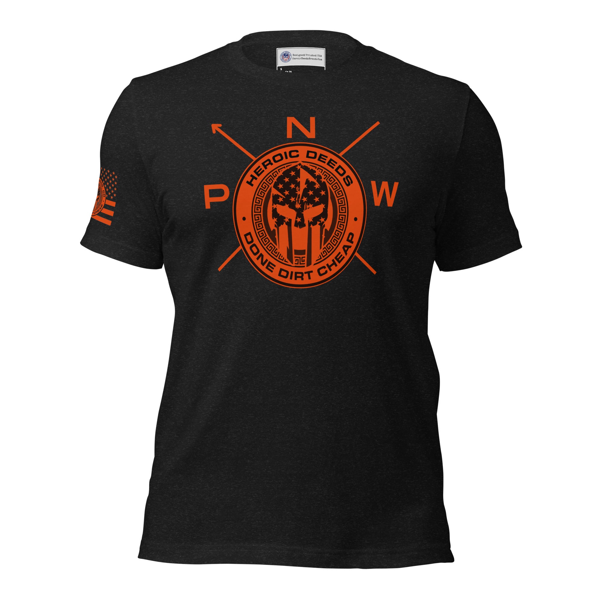 Heroic Deeds PNW - Orange and Black – Heroic Deeds Brand